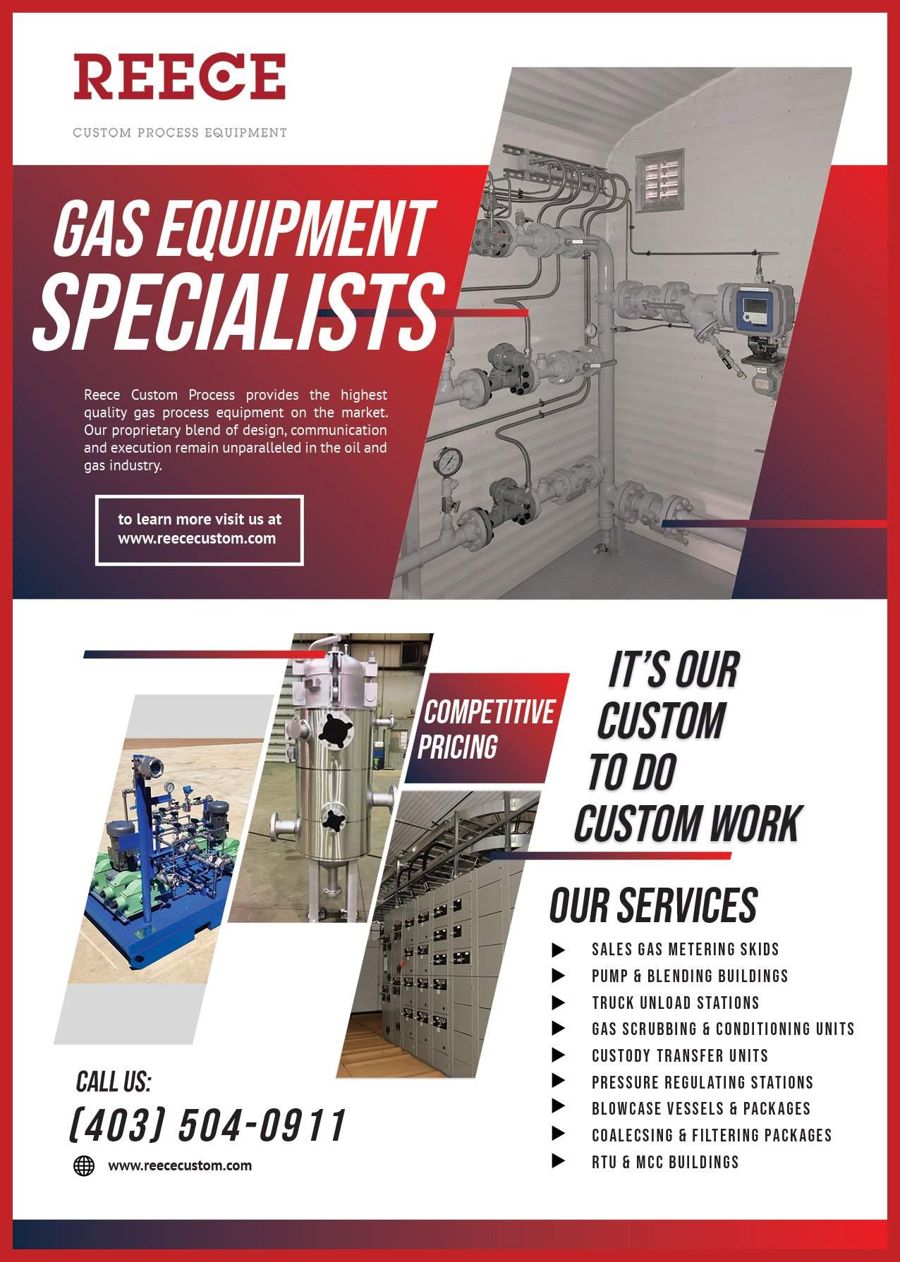 Reece Custom Process Equipment Aligns Focus to Suit Gas Production ...